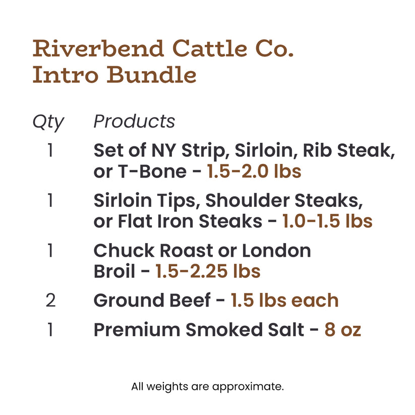 Intro Beef Bundle | Pasture-Raised Florida Beef | Riverbend Cattle Co ...