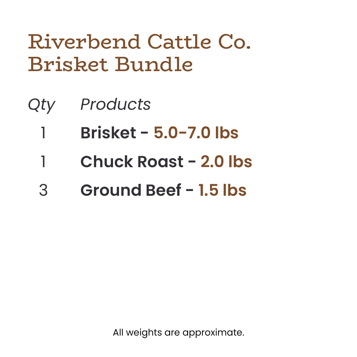 Brisket Bundle - Riverbend Cattle Company